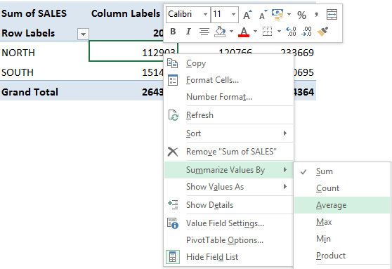 Show Averages With An Excel Pivot Table Free Microsoft