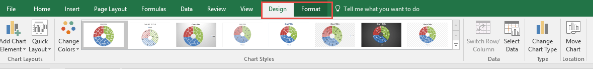 Create A Sunburst Chart With Excel 2016 Free Microsoft Excel Tutorials