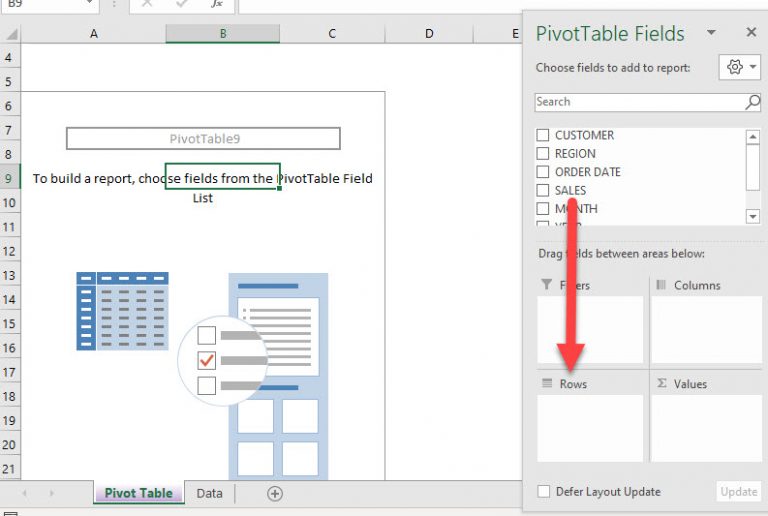 Group Sales with a Pivot Table | MyExcelOnline