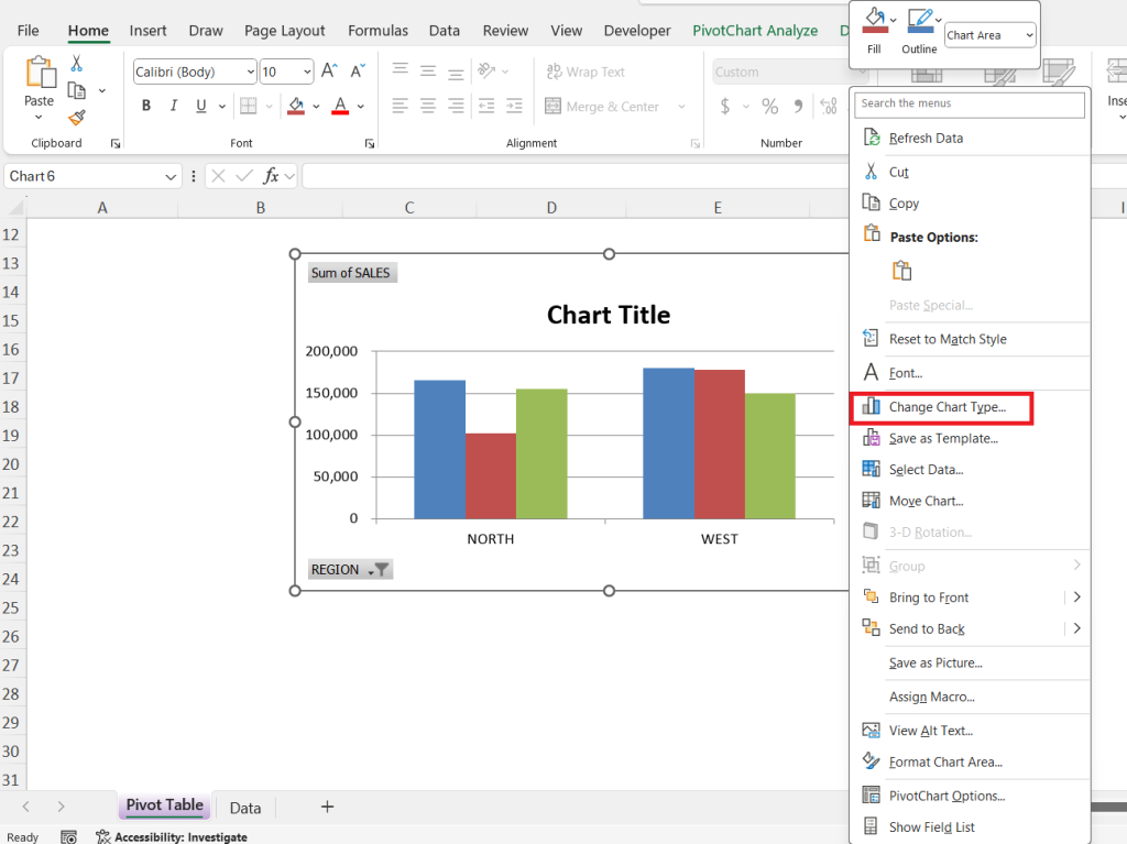 Pivot Charts | MyExcelOnline