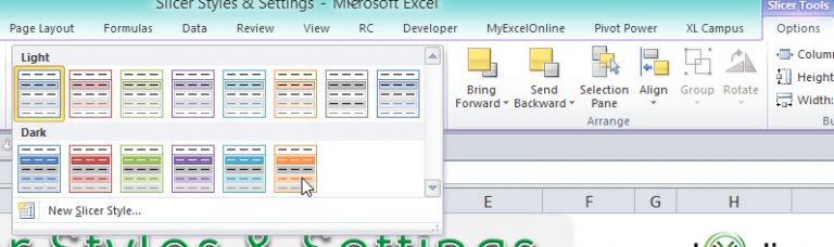 The Ultimate Guide on Excel Slicer | MyExcelOnline