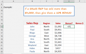 IF Function: Introduction | MyExcelOnline