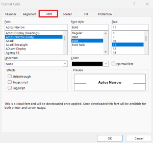 CTRL + 1: Format Cells | MyExcelOnline