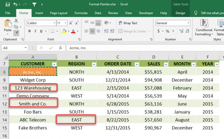 Format Painter Multiple Cells MyExcelOnline format-painter-multiple-cells-myexcelonline