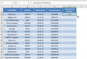 Excel Custom Number Format Millions and Thousands | MyExcelOnline