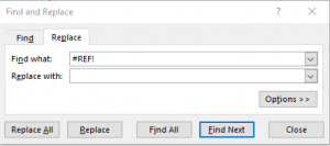 Clear a #REF error in Excel | MyExcelOnline