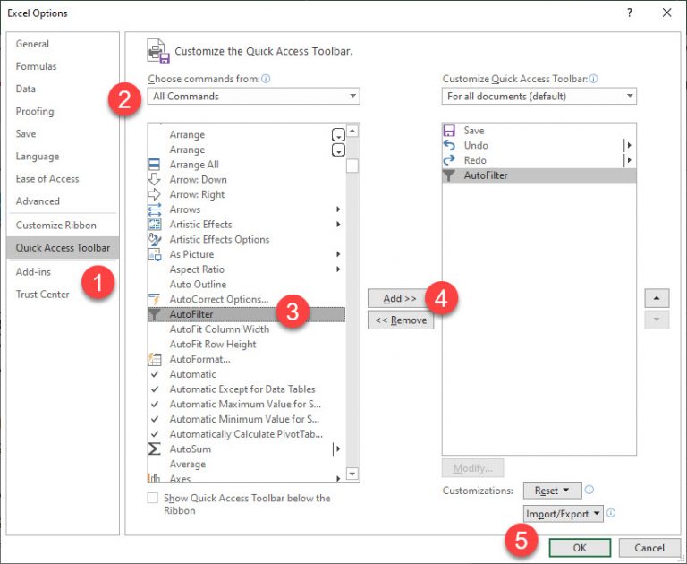 Excel Filter By Selection Myexcelonline