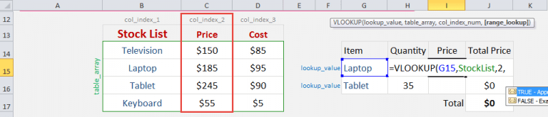 Excel Vlookup Named Range | MyExcelOnline
