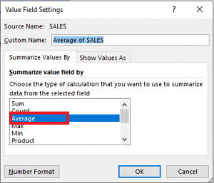 Show Average in Pivot Table | MyExcelOnline