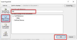 Excel Hyperlinks: Buttons | MyExcelOnline