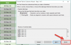 Turn Text Dates To Excel Dates With Text To Columns | MyExcelOnline
