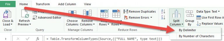 Split First & Last Name Using Power Query | MyExcelOnline