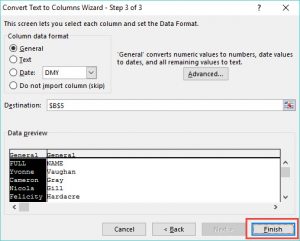 Split First & Last Name Using Text to Columns | MyExcelOnline