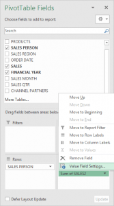 Excel Pivot Table Percentage of Row Total | MyExcelOnline
