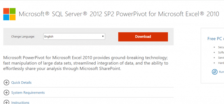 Install Excel 2010 Power Pivot | MyExcelOnline