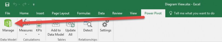 Using the Diagram View in Power Pivot | MyExcelOnline