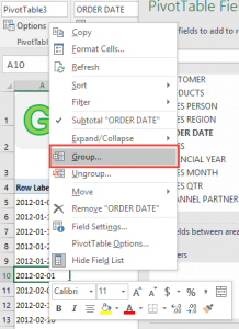 Group Sales by Weeks With Excel Pivot Tables | MyExcelOnline