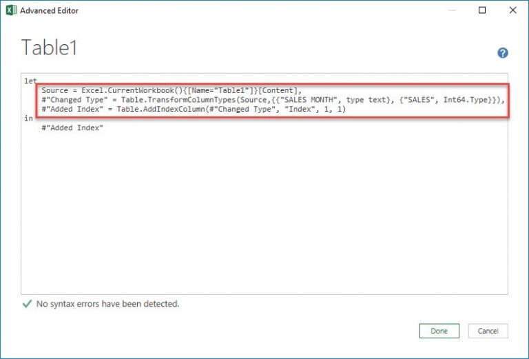 Advanced Editor In Power Query | MyExcelOnline