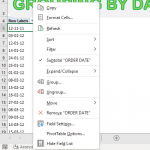 Cannot group that selection in an Excel Pivot Table - SOLUTION!