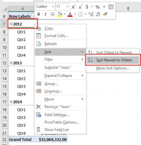Sort by Largest or Smallest With Excel Pivot Tables