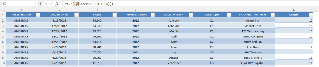 Replicating Excel's LEN Function with M in Power Query