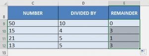 How to get Remainder in Excel using MOD Formula | MyExcelOnline