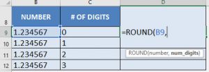 Excel Round Off Formula | MyExcelOnline