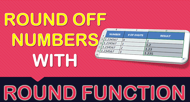 Excel Round Off Formula | MyExcelOnline