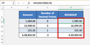 Excel Round Off Formula | MyExcelOnline