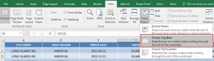 How to Freeze Panes in Excel | MyExcelOnline