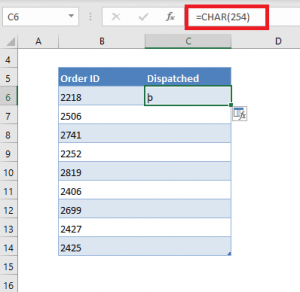 How to Use Wingdings Characters in Excel
