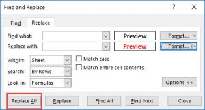 Replace Excel Formatting with Another Formatting