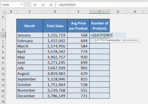 How to Divide in Excel with Division Formula