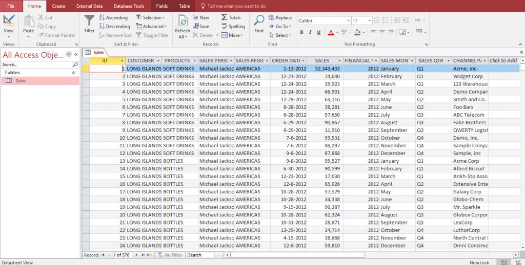 External Data Source to Import Data into an Excel Pivot Table