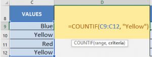 CountIf Formula in Excel | MyExcelOnline