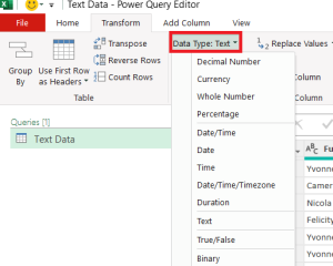 Import Data from Text Using Power Query or Get & Transform | MyExcelOnline