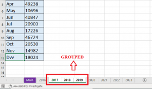 How to Excel Group Sheets | MyExcelOnline