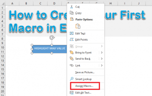 3 Easy Methods to Create Button in Excel for Macros