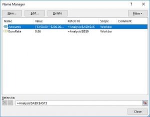 Create a Named Range in Excel | MyExcelOnline