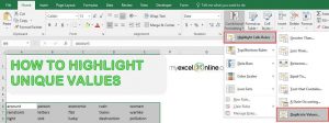 How to Get a List of Unique Values in Excel - Step by Step Guide ...