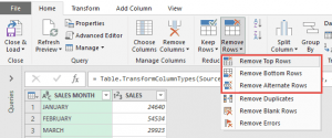 Remove Rows Using Power Query | MyExcelOnline
