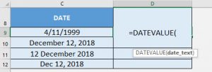 DATEVALUE Formula in Excel | MyExcelOnline