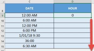HOUR Formula in Excel | MyExcelOnline