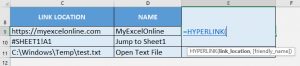 HYPERLINK Formula in Excel | MyExcelOnline