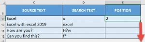 SEARCH Formula in Excel | MyExcelOnline
