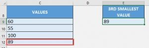 SMALL Formula in Excel | MyExcelOnline