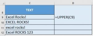 UPPER Formula in Excel | MyExcelOnline