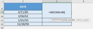 WEEKNUM Formula in Excel | MyExcelOnline
