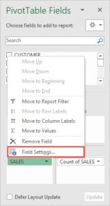 Field and Value Settings With Excel Pivot Tables | MyExcelOnline
