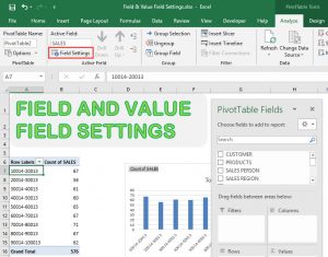 Field and Value Settings With Excel Pivot Tables | MyExcelOnline
